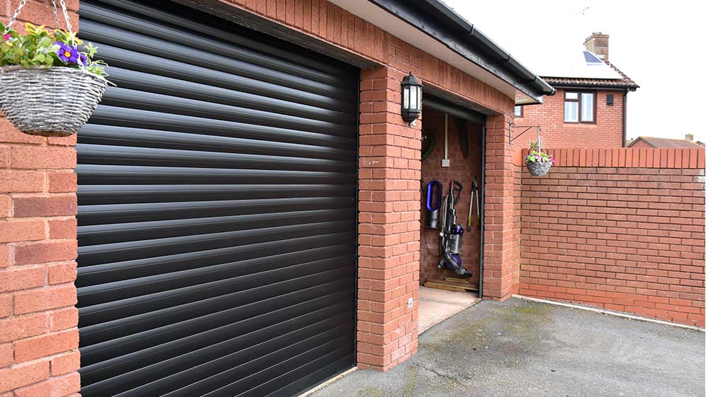 Rolling Garage Washington DC Freestanding Roll Up Alley Door Project